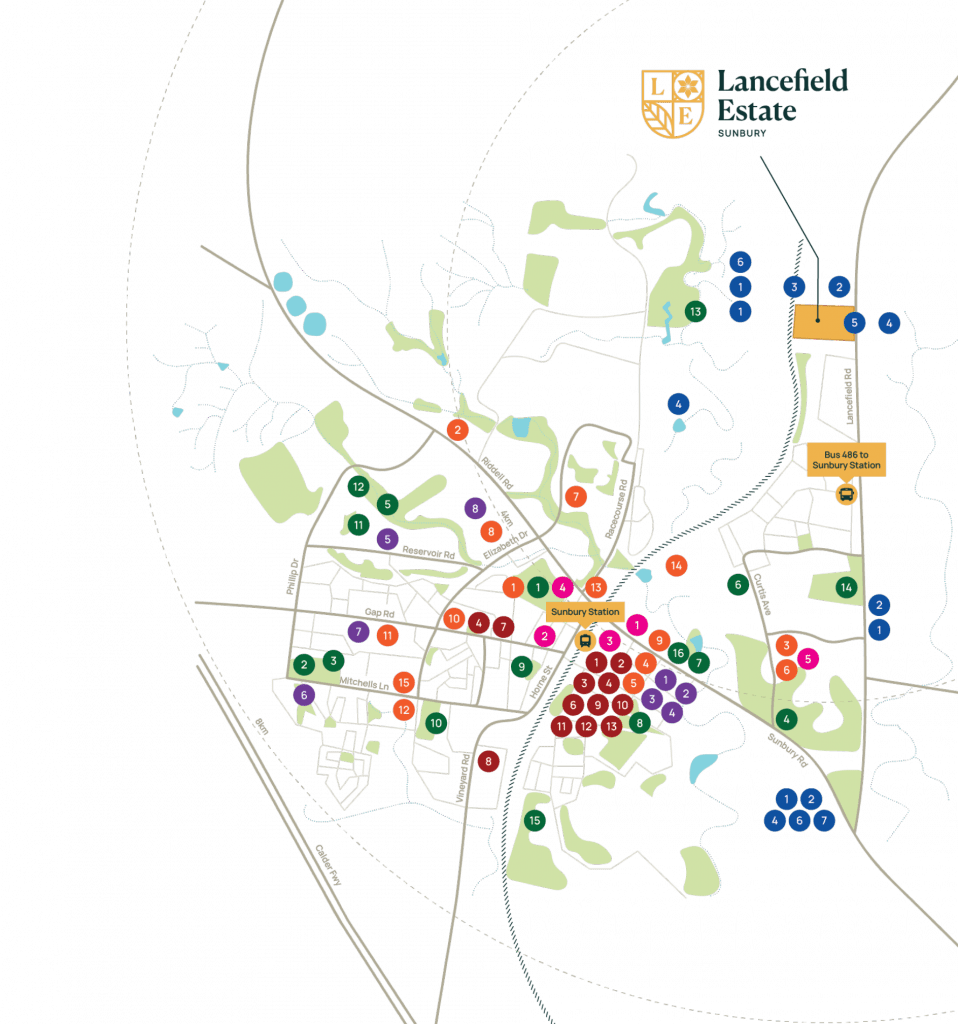 Location - Lancefield Estate